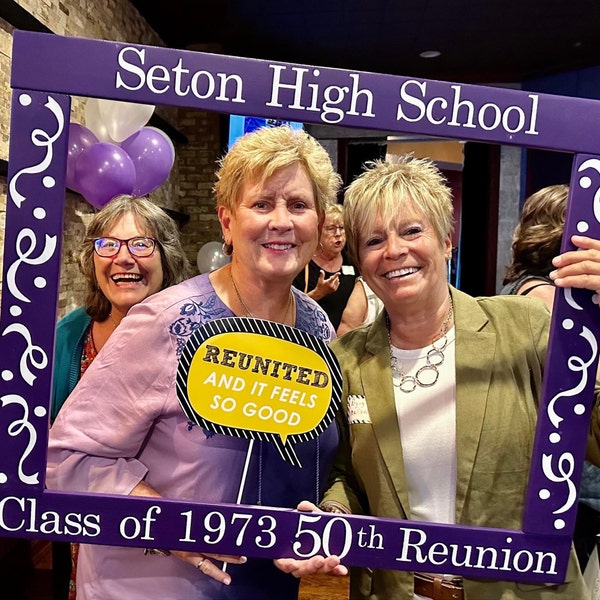 Reunion Photobooth Frame With Logo, High School Class Reunion Photo ...