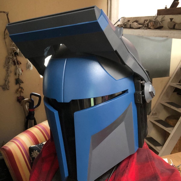 The Guardian: 3D Printable Helmet Inspired by the Mandalorian - Etsy