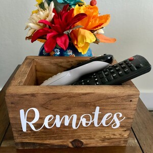 Remote Box Remote Control Box Remote Storage Home Organization - Etsy