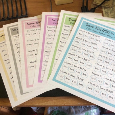 Save 7,000 in 2 Months Digital Money Savings Challenge Printable ...