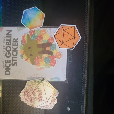 Dnd Dice Set Sticker Sheet Dnd Stickers TTRPG Stickers - Etsy