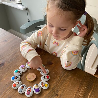 Emotion Stones Feelings Story Stones How Do You Feel Today Early Years ...