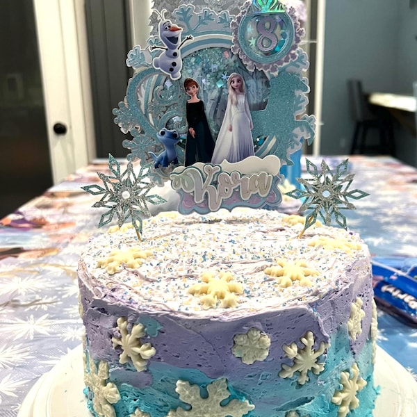 Queen Elsa Cake Topper|frozen 2 Cake Topper|frozen 2 Party Decorations|frozen 2 Birthday|elsa ...