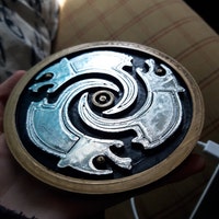 Brave Inspired Merida Celtic Bear Design Belt Centre - Etsy