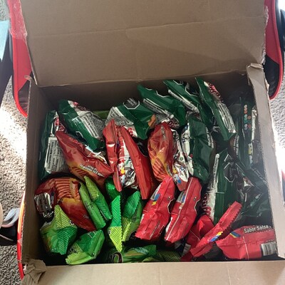 Ruffles Mega Crunch Salsa Roja Sabritas Mexican Chips, 5 BAGS 55 G - Etsy