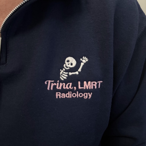 Personalized X-ray Sweatshirt, Gift for Radiographer, Radiology Grad ...