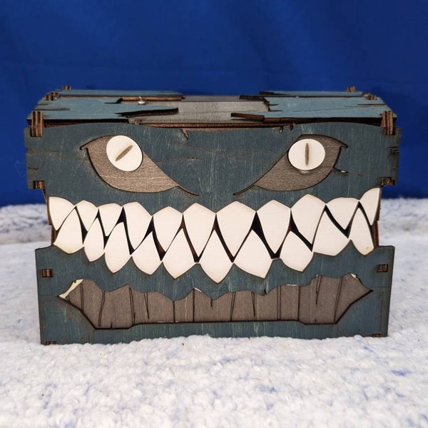 Mimic Chest Laser Cut Files: SVG, PDF, CDR (3-5mm) - Etsy