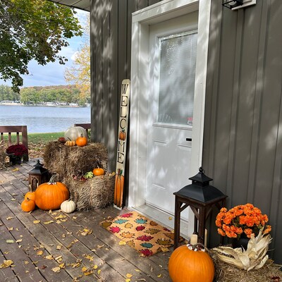 Scarecrow Sign Fall 2023 Fall Decor Welcome Fall Fall - Etsy