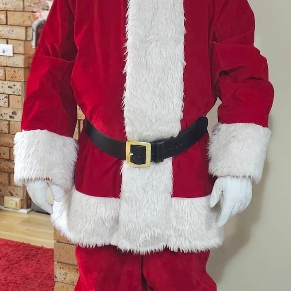 Handmade Santa Claus Boot,nubuck Leather Boots,santa Suit,chrismas ...