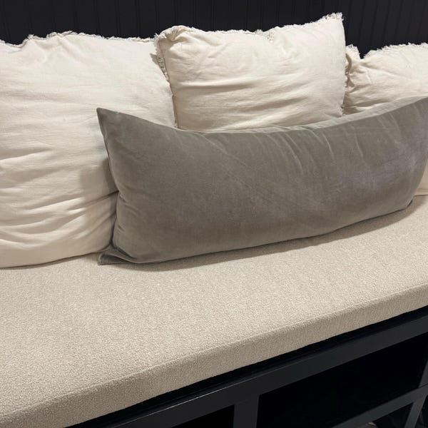 Custom Bench Cushion With High Performance Fabric Crypton Kitchen ...