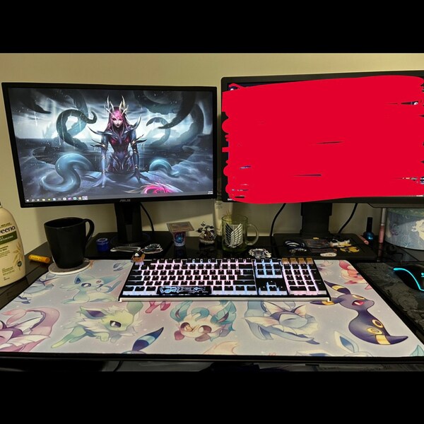 Waifu Anime Deskmat - Girl Desk Mat - Large Mouse Pad Mature Waifu ...