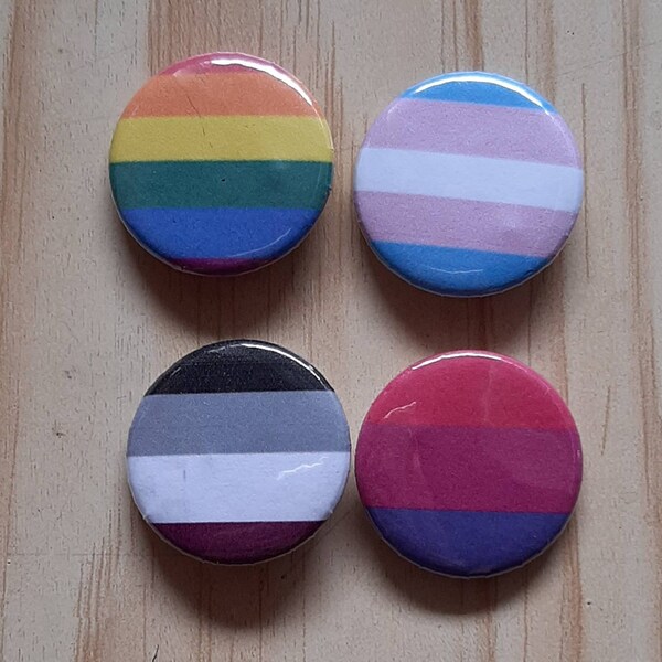 LGBTQ Pride Buttons custom Identity Requests Welcome - Etsy