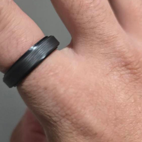 Custom Fidget Ring Spinner Rings Custom Pattern, Color Stim Ring for ...