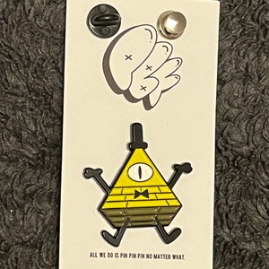 Bill Cipher Soft Enamel Pin - Etsy