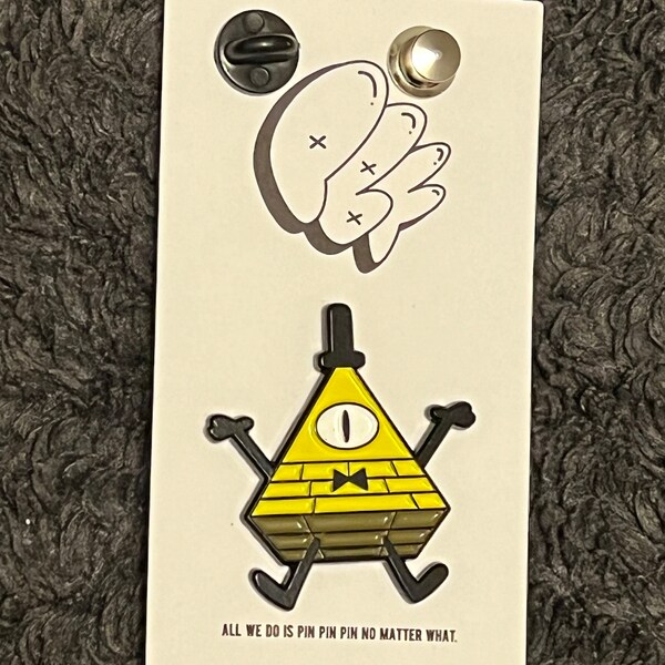 Bill Cipher Soft Enamel Pin - Etsy