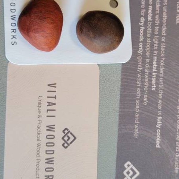 PEBBLE MAGNET SET (4) Handmade Wood Fridge Magnets, Novelty, Modern ...