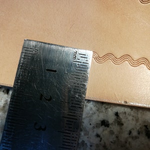 013-13 MEANDER Rounded Leather Stamp Homemade Custom Saddlery - Etsy