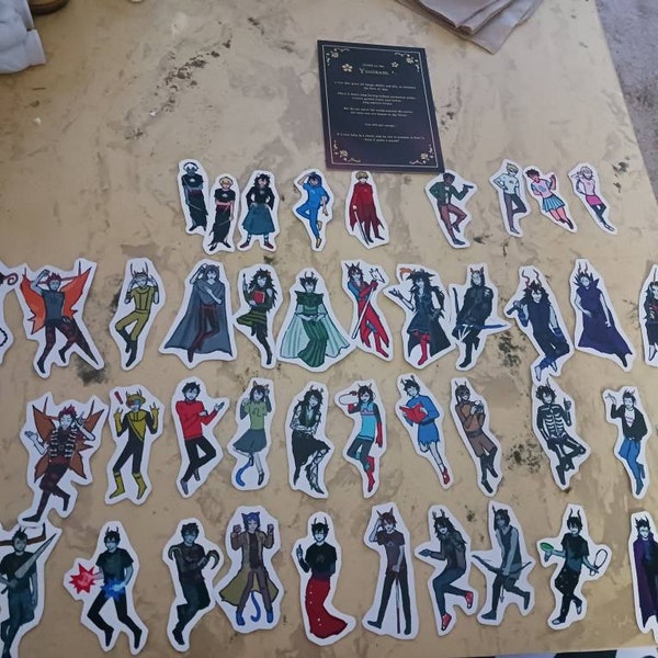 Homestuck Tarot Deck 78 Cards Full Set - Unofficial Fanmade ...