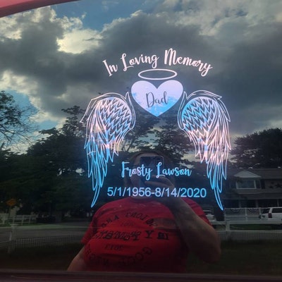 In Loving Memory Decal - Etsy