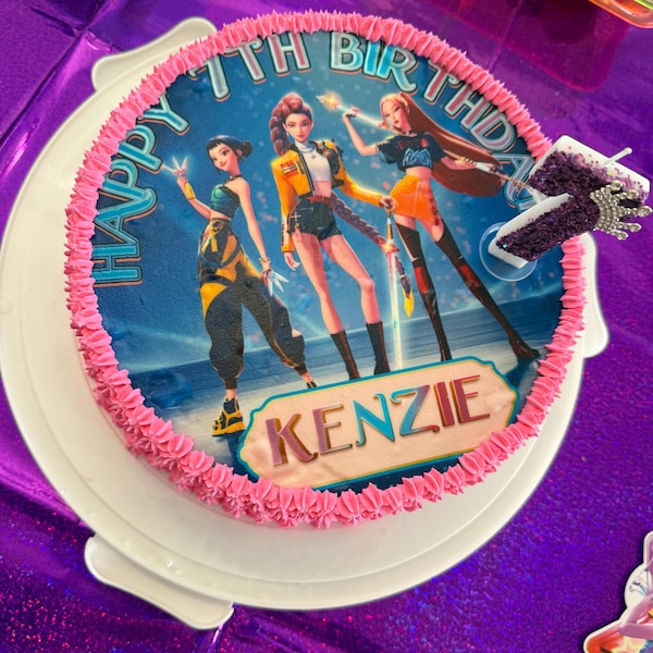 Kpop Girls & Boys Popular Edible Image Cake Topper Sheet Custom Icing ...