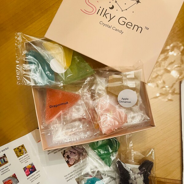 Edible Treasure Box, Kohakutou Candy Box, Crystal Candy, Edible Gem ...