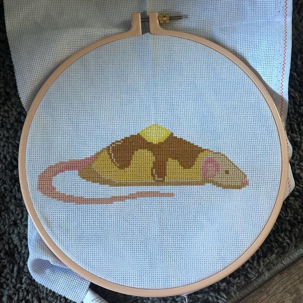 Onlookers - Cute Rat Cross Stitch Pattern. PDF Instant Download - Etsy