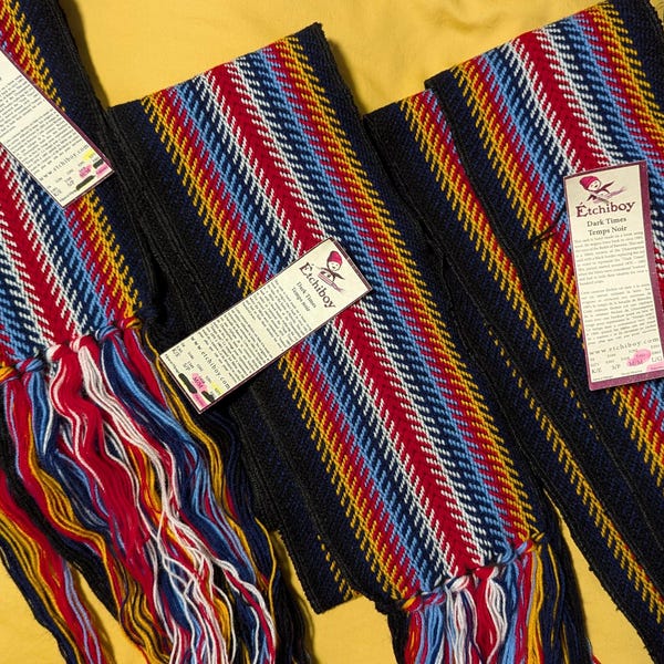 Métis Sash Dark Times Medium Polyester Ceinture Fléchée Temps Noir ...