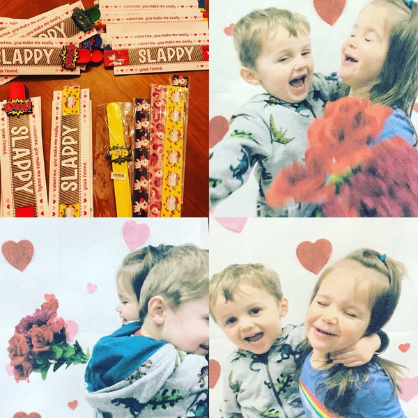 You Make Me Slappy PRINTABLE File DIY Slap Bracelet Valentines in Red ...