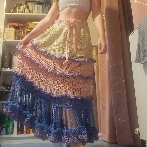 ELLE Skirt Crochet Pattern: Made-to-measure (PDF Pattern) - Etsy