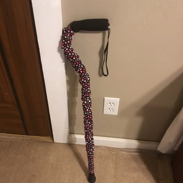 Cane Sock/walking Cane Cover/cane Sleeve/decorative Cane Cover/mobility ...