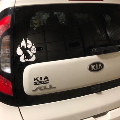 Search and Rescue Silhouette Vinyl Sticker Personalized Car Decal - Etsy