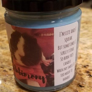 Personalized Photo Candle, Custom Photo Candle, Picture Candle, Add a ...