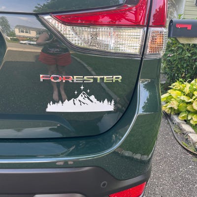 Flowers & Stars Arch Decal Gas Tank Door Car Sticker - Etsy