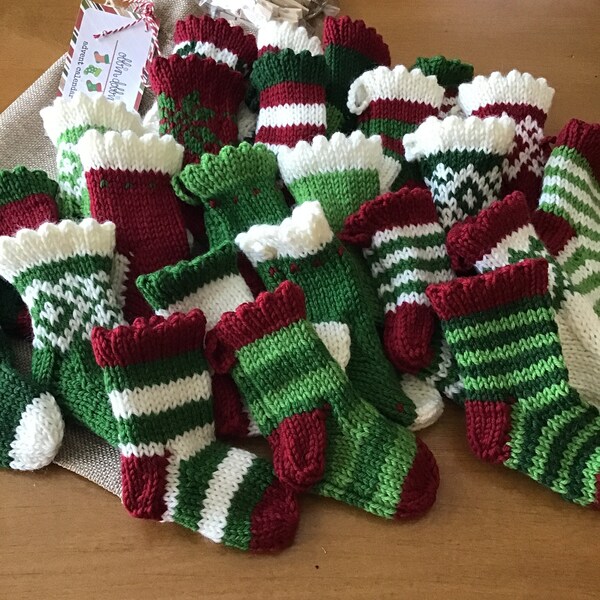 Mini Stocking Knitting Pattern - Etsy