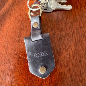 Man Accessory Leather Keychain With Photo Unique Photo Gift - Etsy