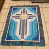 Cross Quilt Pattern Log Cabin Christian Cross Twin Size: - Etsy