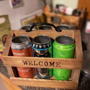 Personalized Handmade Picnic Caddy, Father's Day Gift Barbeque Caddy ...