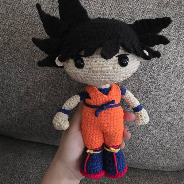 5 in 1 ULTIMATE Goku Crochet Pattern Amigurumi, Flying Nimbus, Super ...
