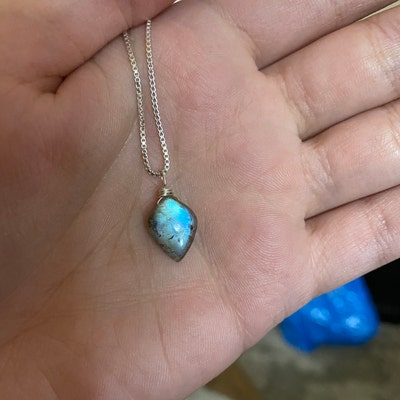 Protection Stone Necklace, Gemstone Protection Jewelry, Garnet Necklace ...