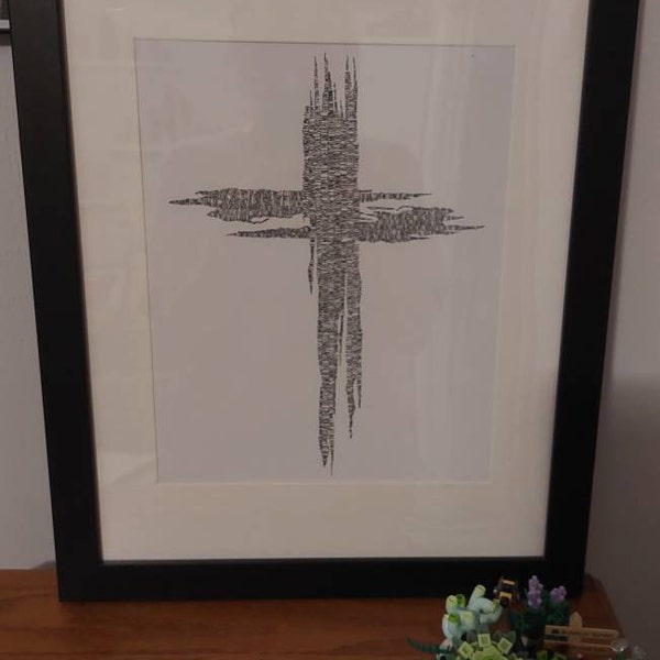 Psalm 22 - the Cross - Christian Word Art - Scripture- Bible Verse Wall ...
