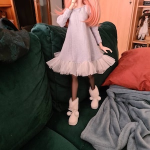 Red Vintage BJD Palace Dress 1/3 1/4 1/6 Clothes Doll Dress - Etsy