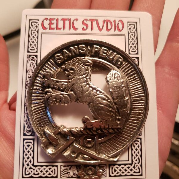 Maclean Clan Crest Scottish Cap Badge CB02 - Etsy