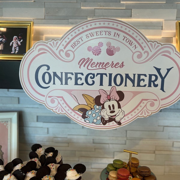 Mickey Confectionery Sign, Main Street Confectionery, Mickey Birthday ...