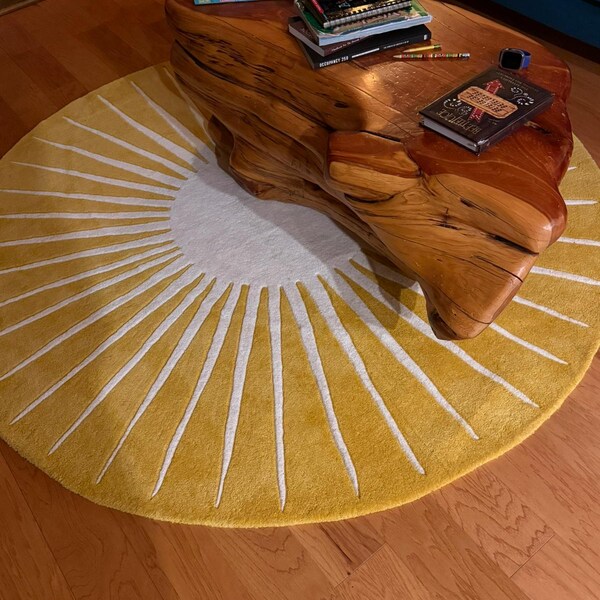 Melting Black & White Irregular Shape Unshape Hand-tufted 100% Wool ...