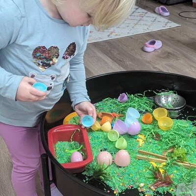 Sky Sensory Rice Base / Sensory Bin / Messy Play / Early Years ...