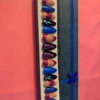 My Pebble Anime Inspired Press on Nails - Etsy Canada