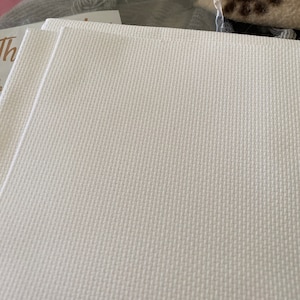 14 Count White or Cream Aida 100% Cotton Aida 75cm X 75cm - Etsy