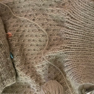 KNITTING PATTERN Stockinette Beginner Raglan, Beginner Knit Sweater ...