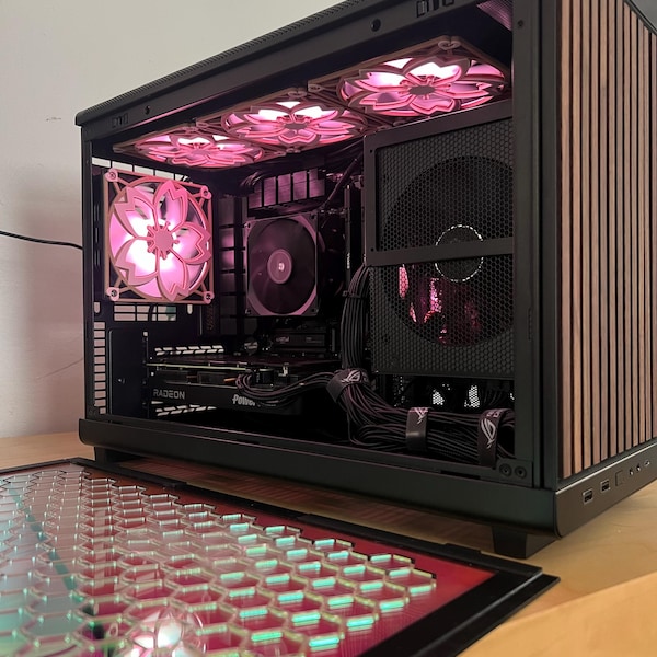 PC Figure Platform - 120mm, 140mm - PC Fan Cover - 3D Printed Gaming ...