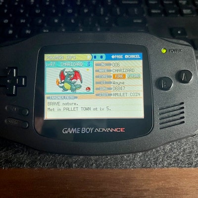 N64 FUNTASTIC THEMED Smoke Black Custom Gameboy Advance Mod W/ Backlit ...